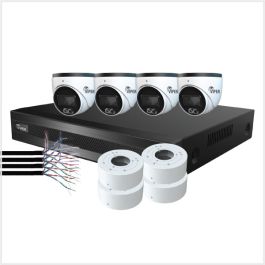 Viper 6MP 2TB 8 Channel NVR Security Kit with 4 Smart Dual-Illumination ...